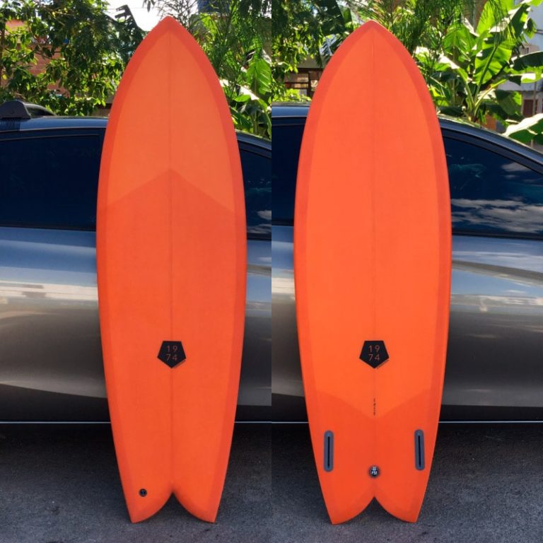 Retro Fish Surfboard and Twin Fin in California – 1974 Surfboards