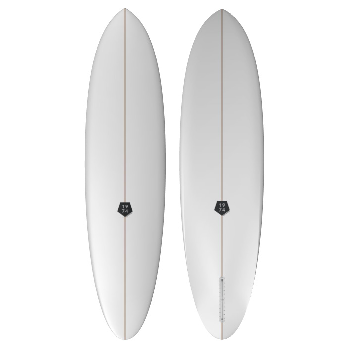 Single Fin Mid Length Surfboard - Space Cruiser – 1974 Surfboards