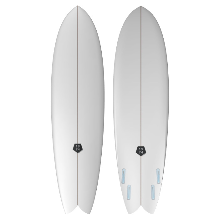 Mid Length Fish Surfboard - Spearfish – 1974 Surfboards