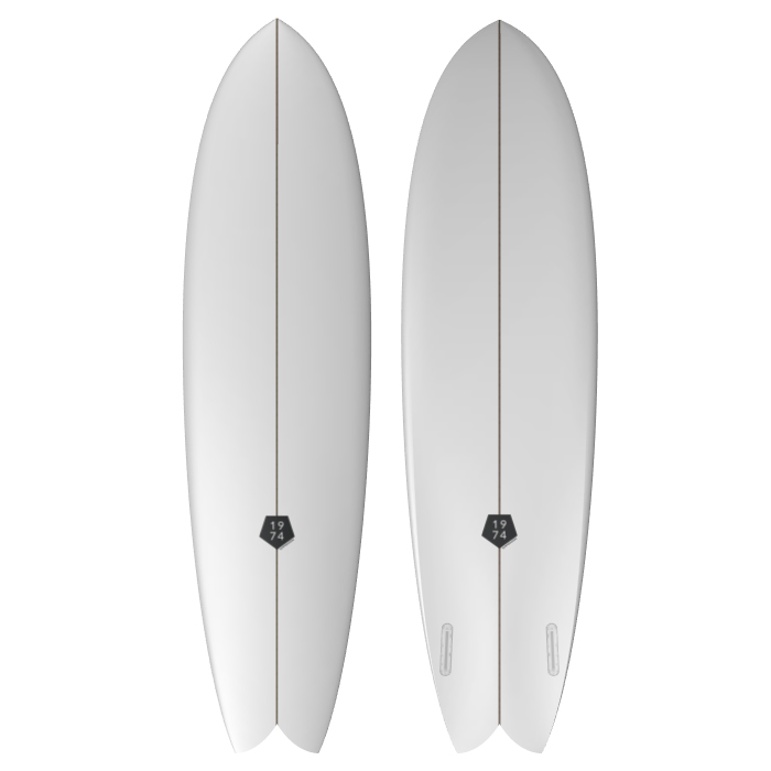 Mid Length Fish Surfboard - Spearfish – 1974 Surfboards